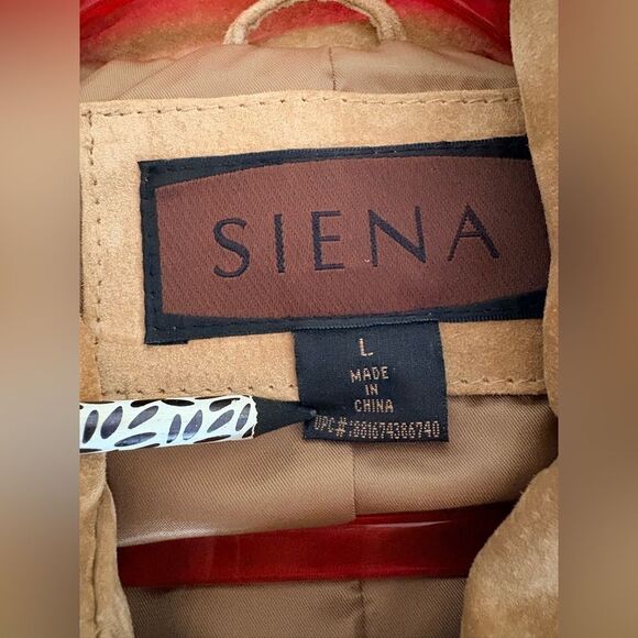 Jackets & Coats | Nwot Siena Tan Suede Zip Jacket Size L | Poshmark